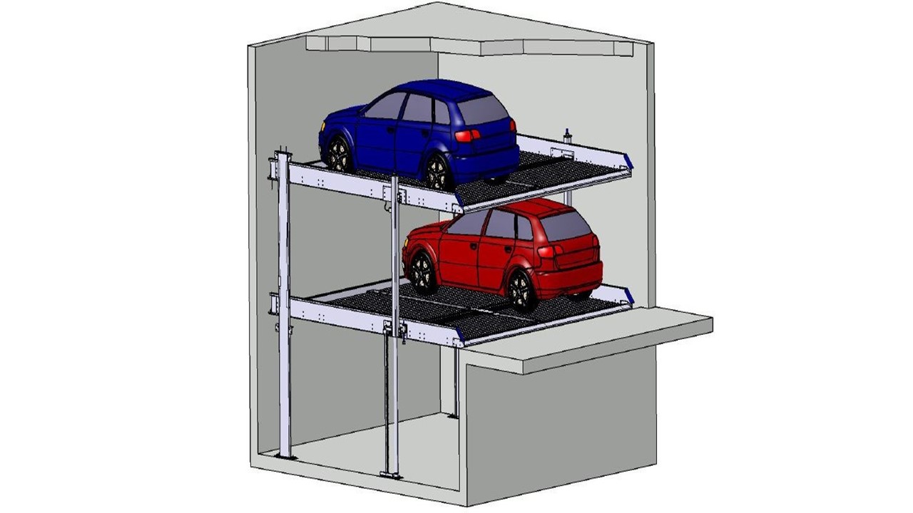 Stacked Parking System S2.2 - Car Stackers & Car Lifts - Parking Systems